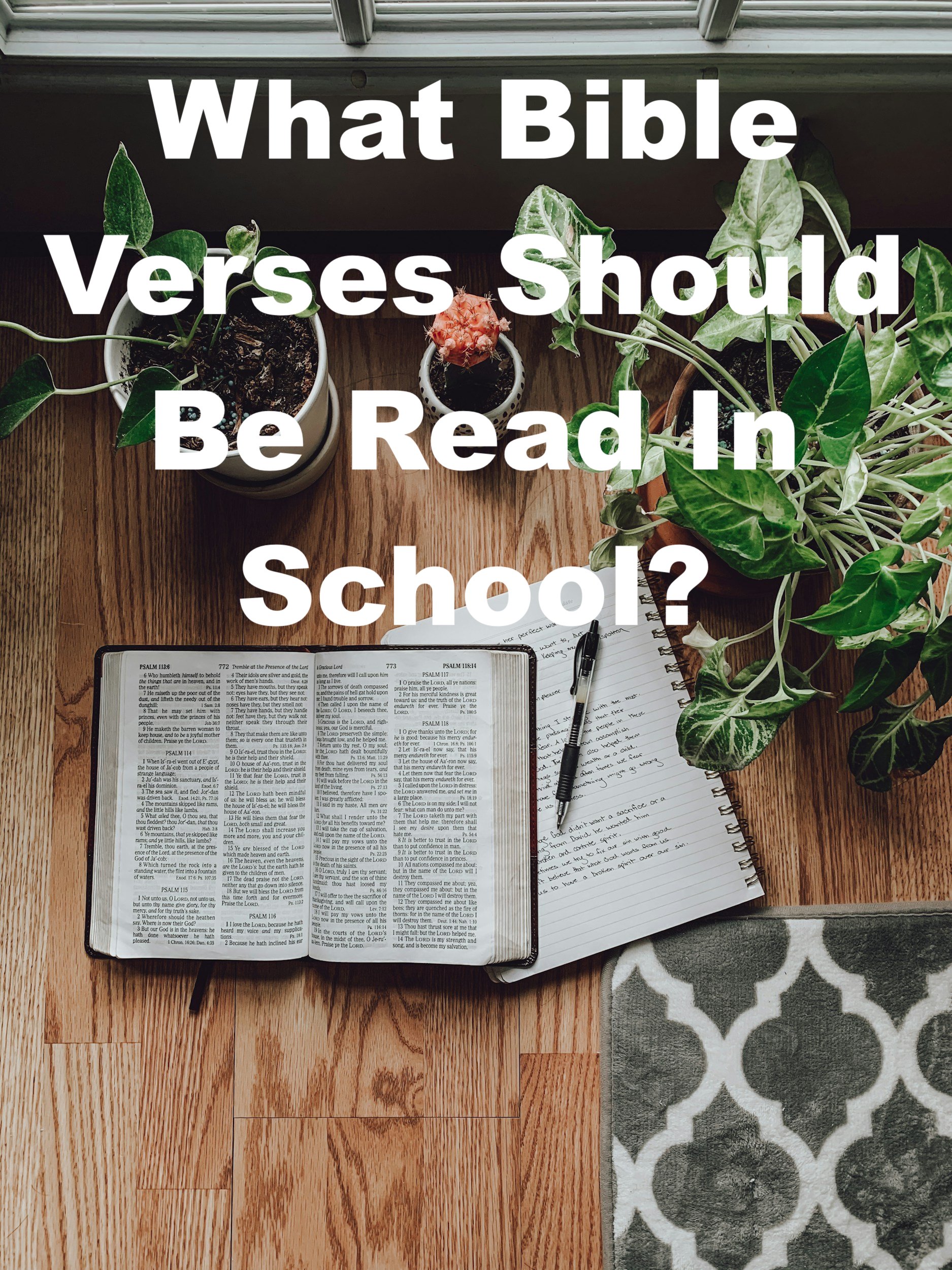 What Bible Verses Should Be Read In School? – Bo Sanders: Public Theology